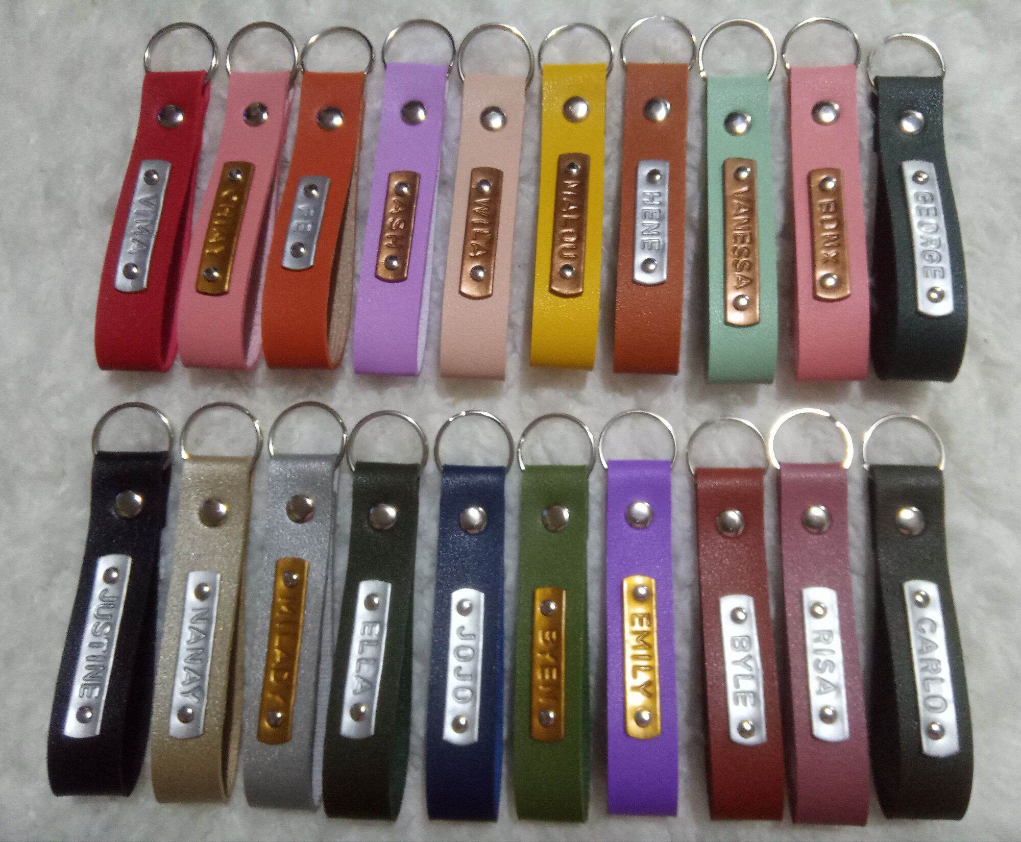Personalized Leather Keychain Souvenirs and Giveaways | Lazada PH