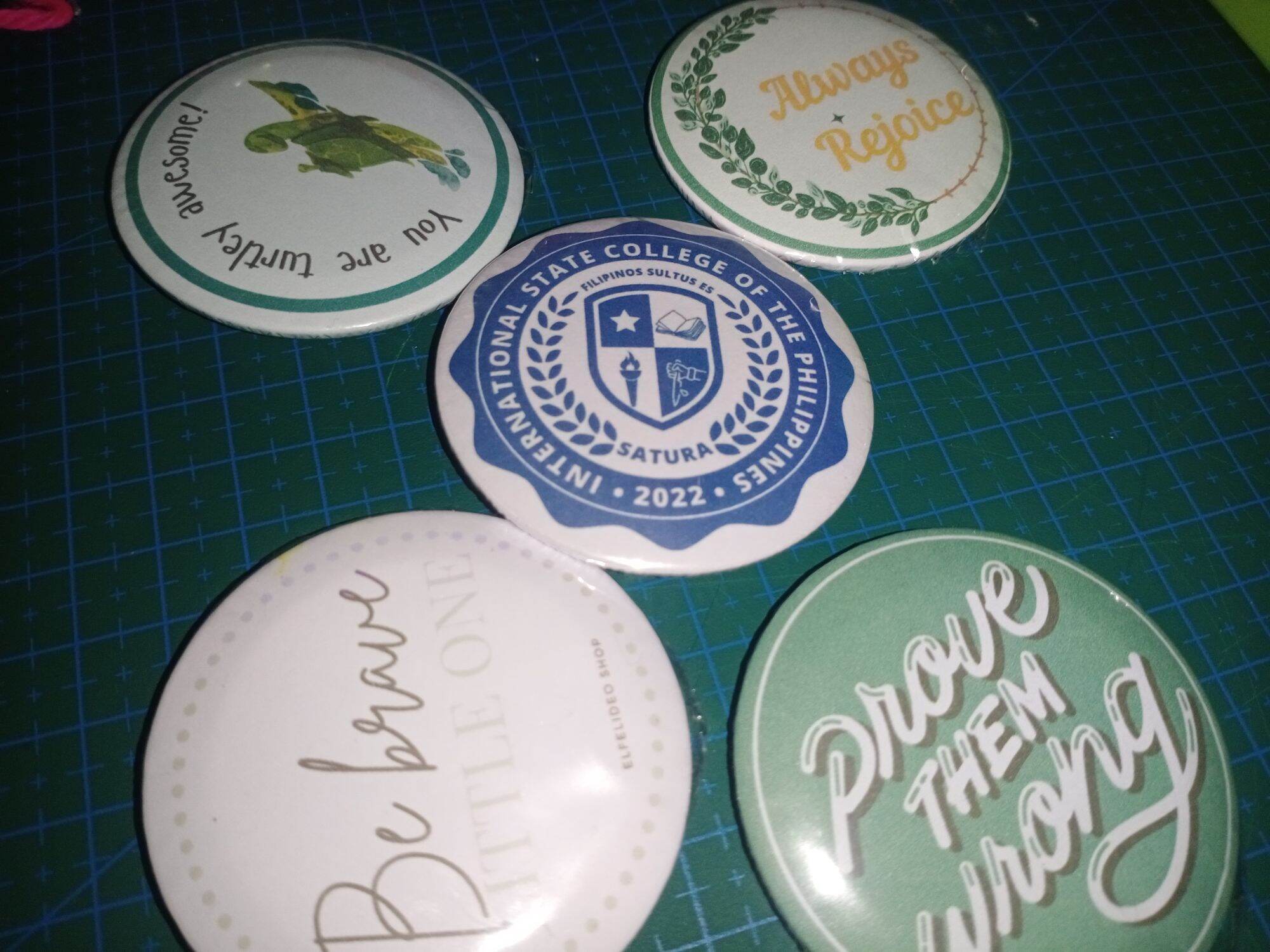 ISCP button pins logo personalized | Lazada PH