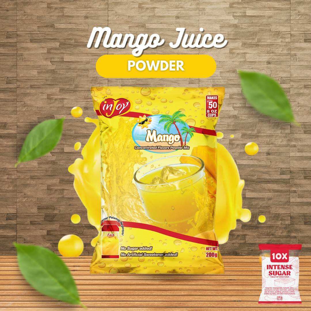injoy mango powder drink mix with intense sugar | Lazada PH
