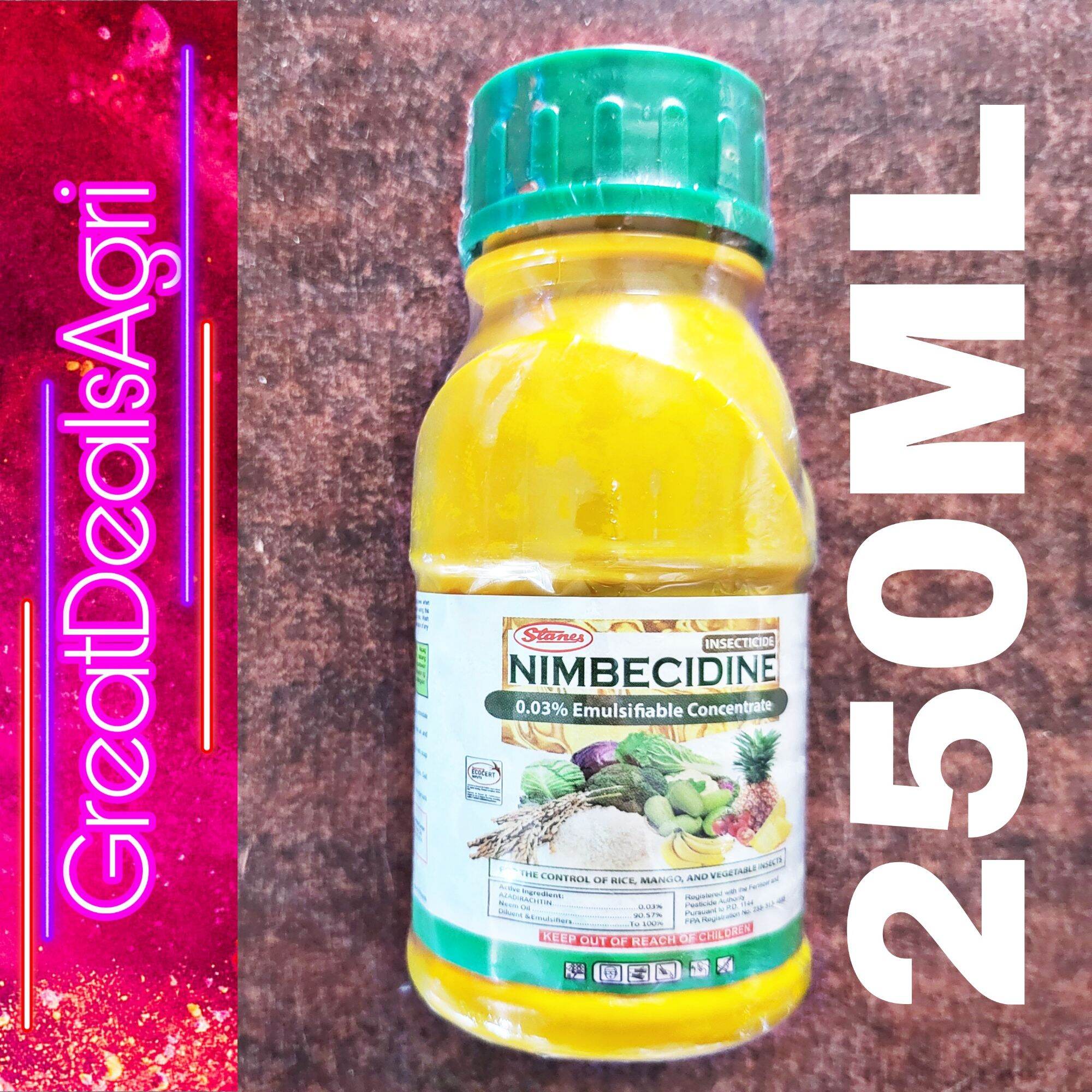 NIMBECIDINE 0.03% EC AZADIRACHTIN INSECTICIDE (250mL) BY T.STANES AND ...