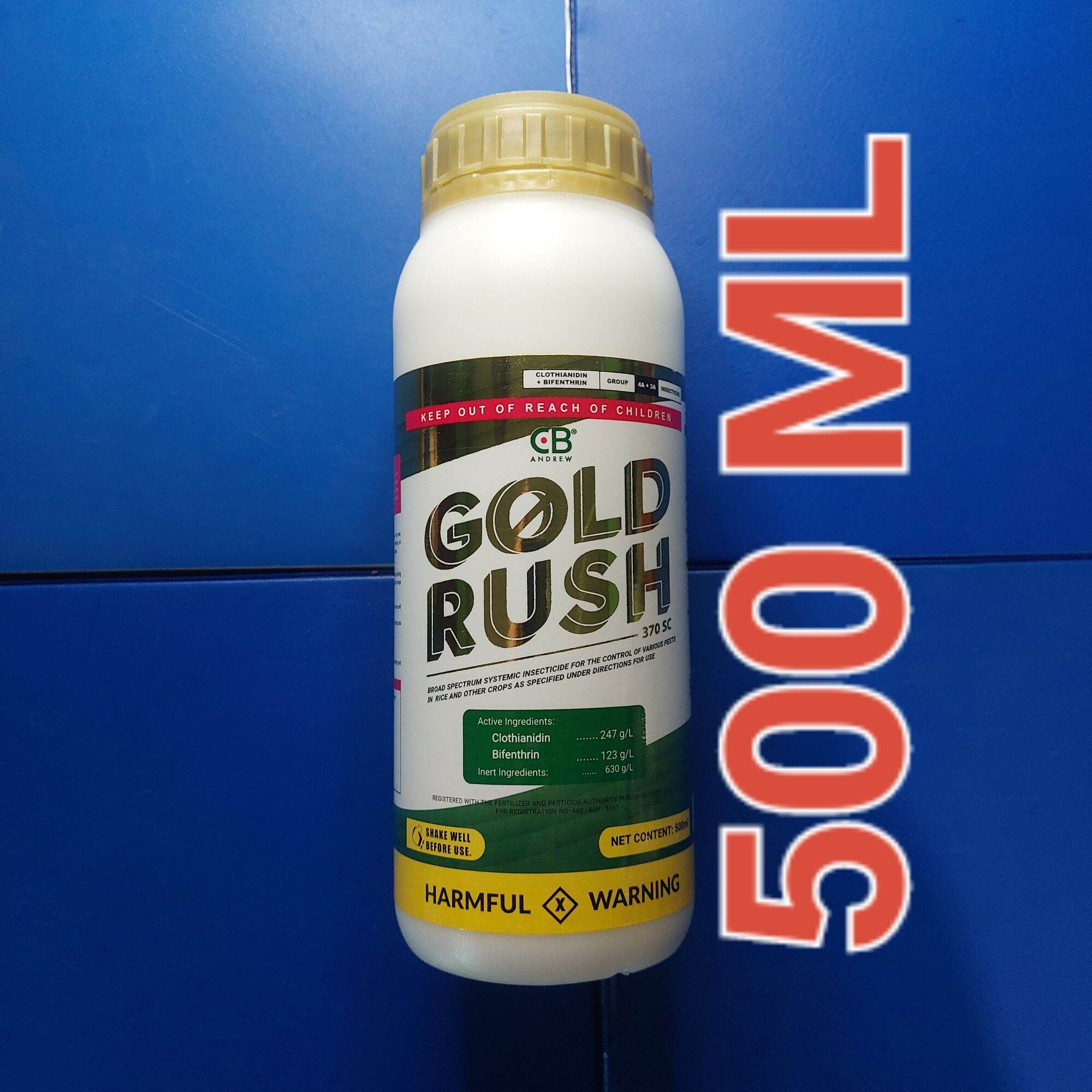 GOLD RUSH 370 SC (500ML OR 1 LITER) INSECTICIDE BY C.B ANDREW | Lazada PH