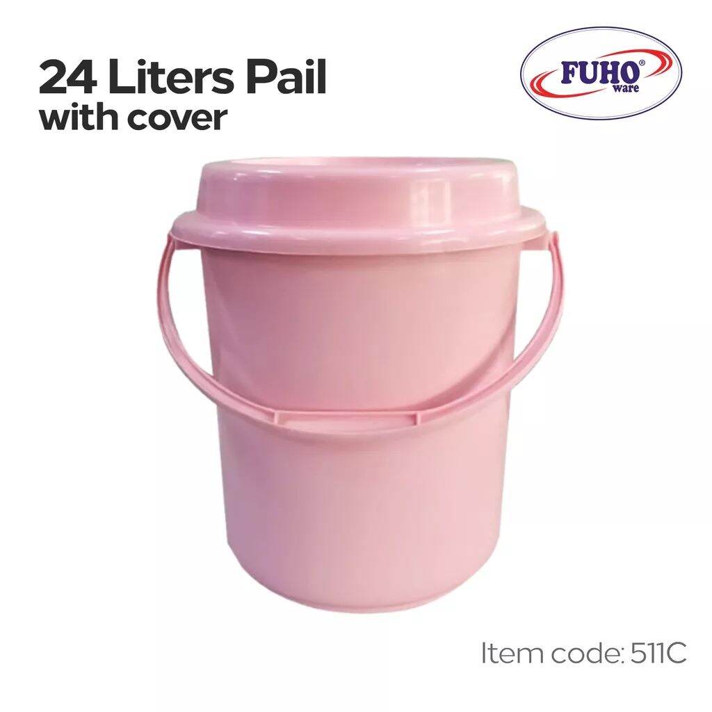 24L Pail Bucket Balde with Cover + FREE TABO | Lazada PH