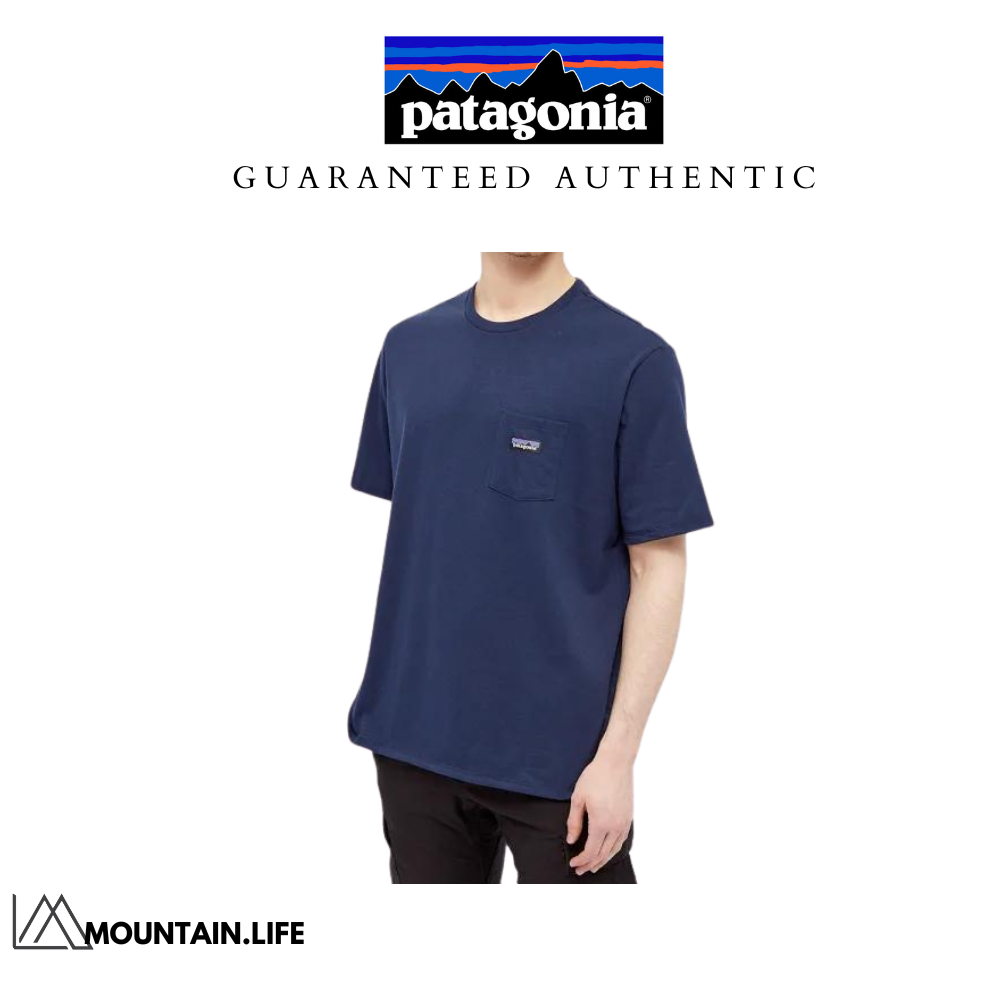 Patagonia Label Pocket Responsibili-Tee, New Navy, Large | Lazada PH