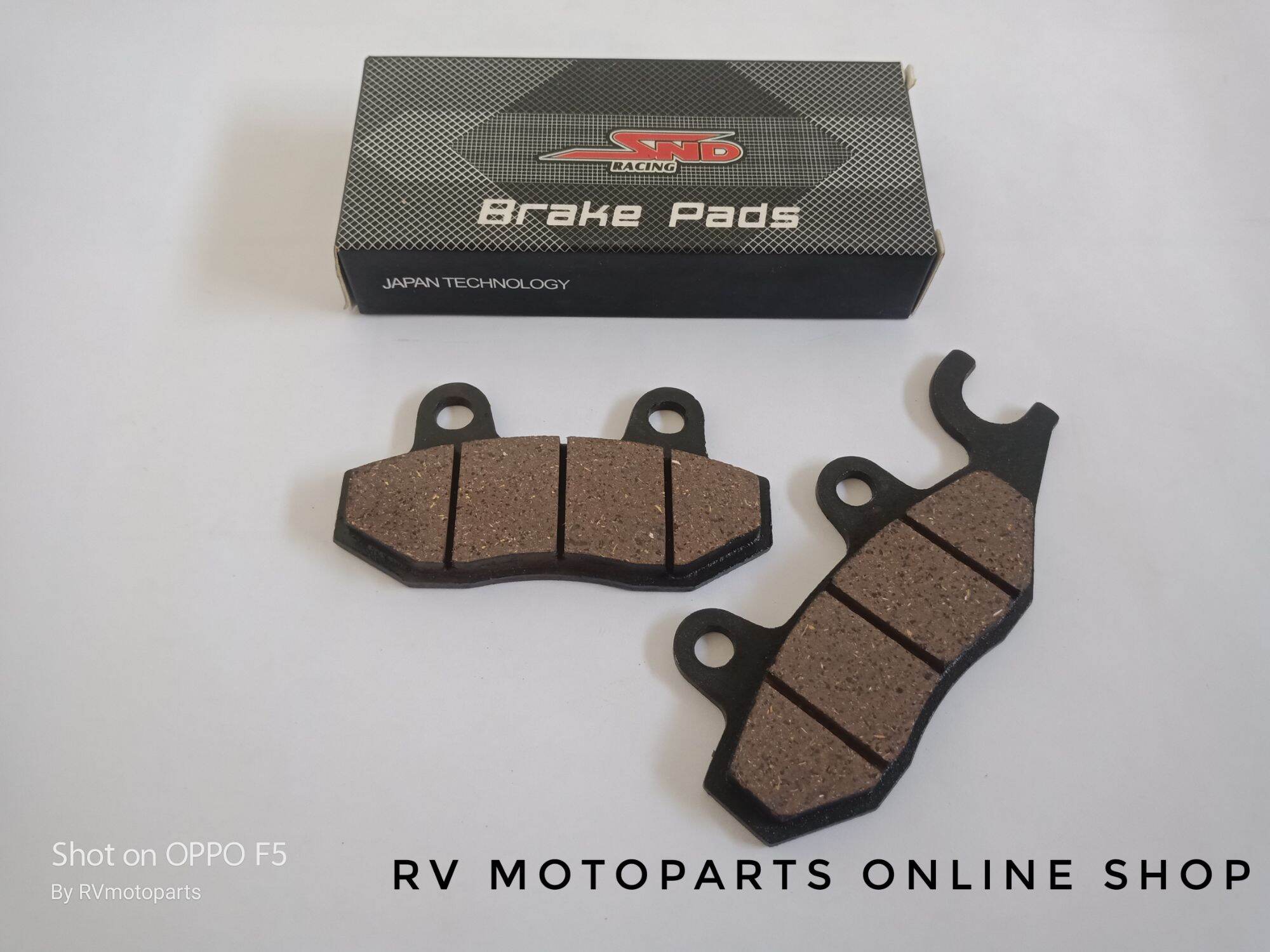 SND racing brake pad Raider 150 Carb & shogun 125 | Lazada PH