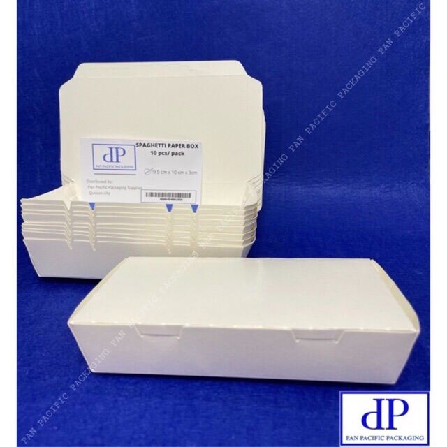 PAPER FOOD PACKAGING - Spaghetti paper box -25 pcs per pack Laminated ...