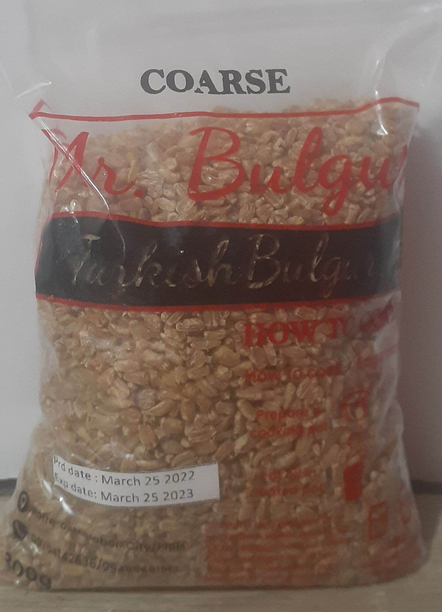 mr bulgur (wheat,trigo) 300 gr coarse bulgur rice healty food | Lazada PH