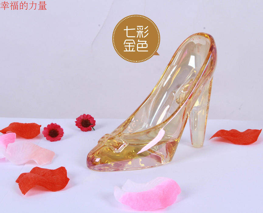 Cinderella Crystal High Heel Glass Shoes Valentine's Day Girlfriend ...