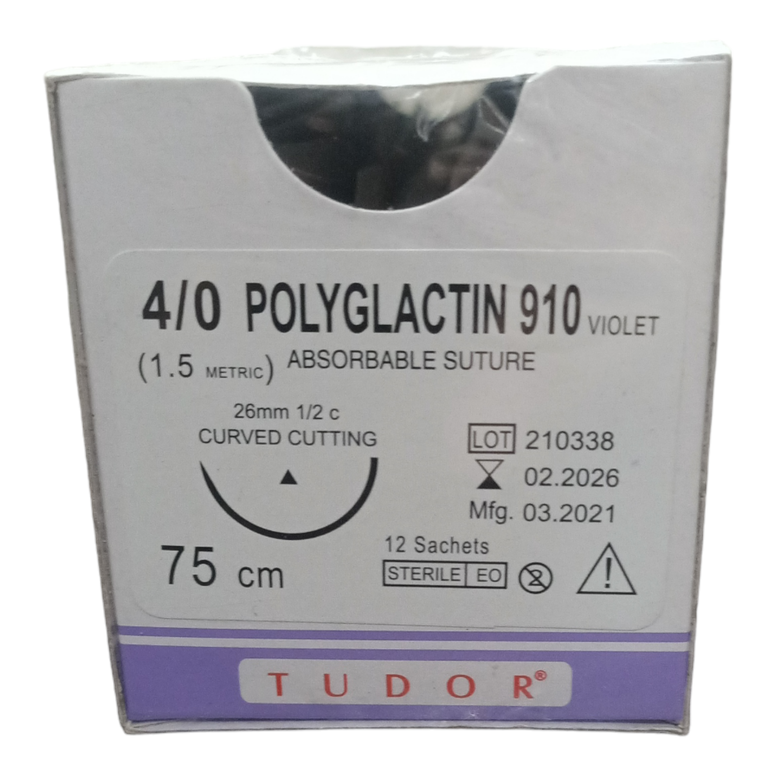 4/0 Polyglactin Sutures Curved Cutting | Lazada PH