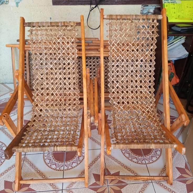 RATTAN BEACH CHAIR/ NYLON AND ABACCA 3WAYS Reclining Chair | Lazada PH