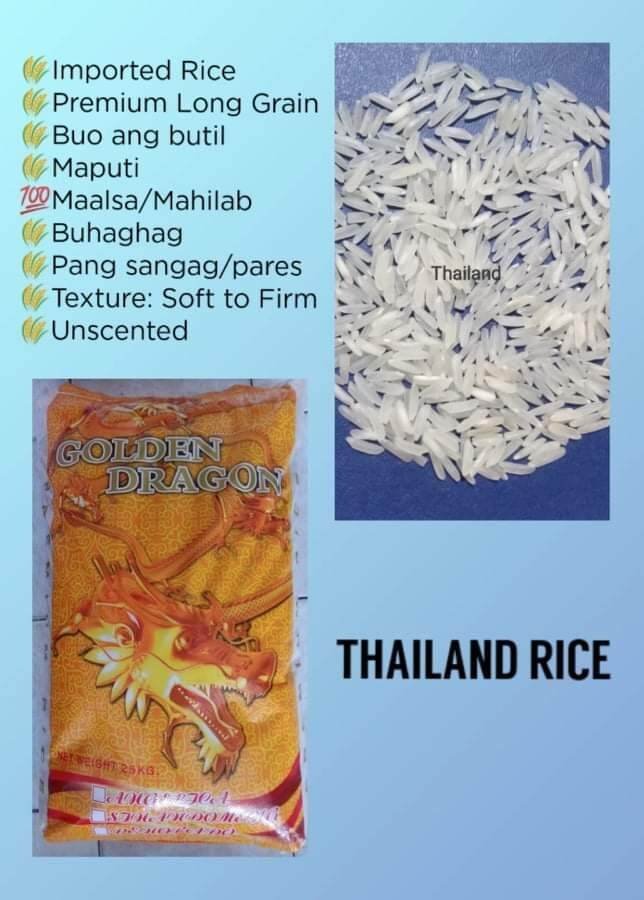 Golden Dragon Premium Thailand Rice (25kg) | Lazada PH