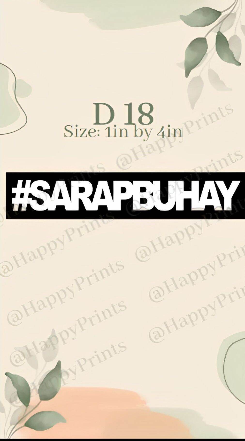 D Takbong pogi Decals Laminated Waterproof High quality vinyl stickers ...