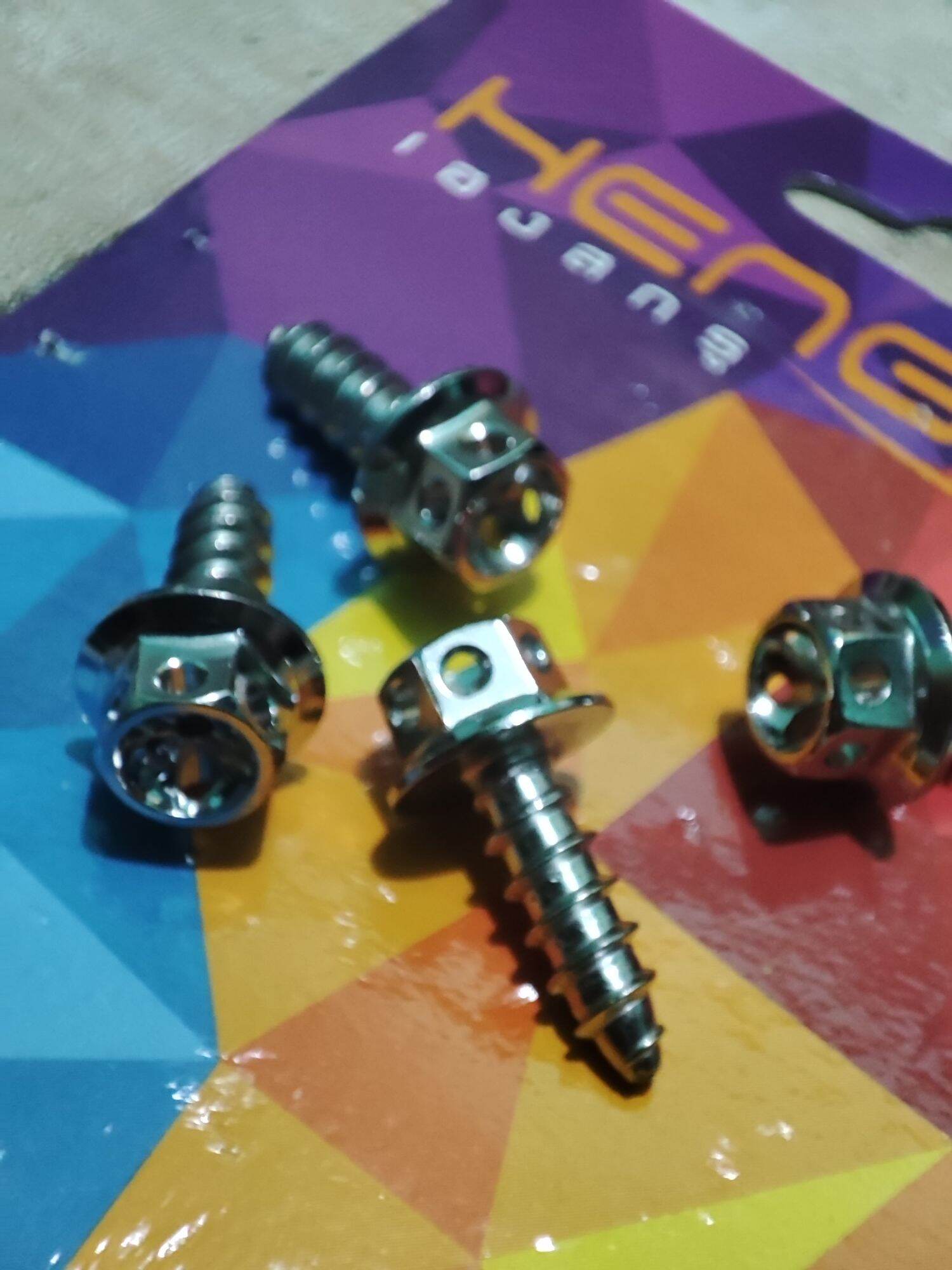 Original Heng 5x5 Flower Body Screw NMAX MIO AEROX Body Screw Bolt ...