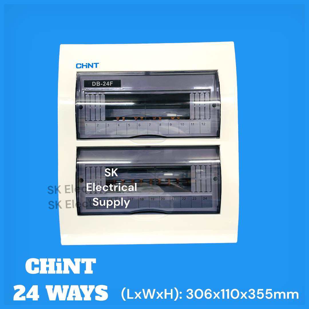 CHINT 18 | 24 | 36 WAYS DISTRIBUTION PANEL BOX | sk electrical | Lazada PH