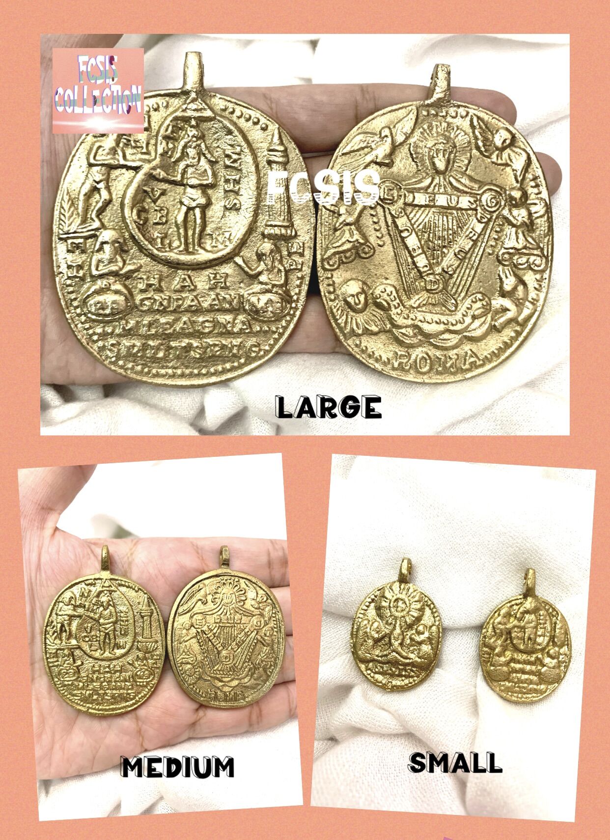 Infinito Deus Medalyon with free pouch | Lazada PH