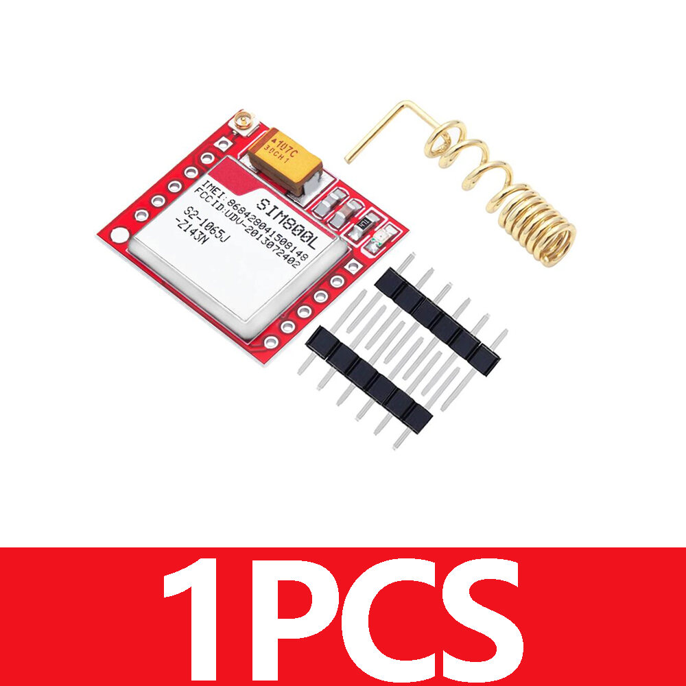 Mini Smallest SIM800L GPRS GSM Module Micro SIM Card Core Wireless Board Quad-band TTL Serial ...