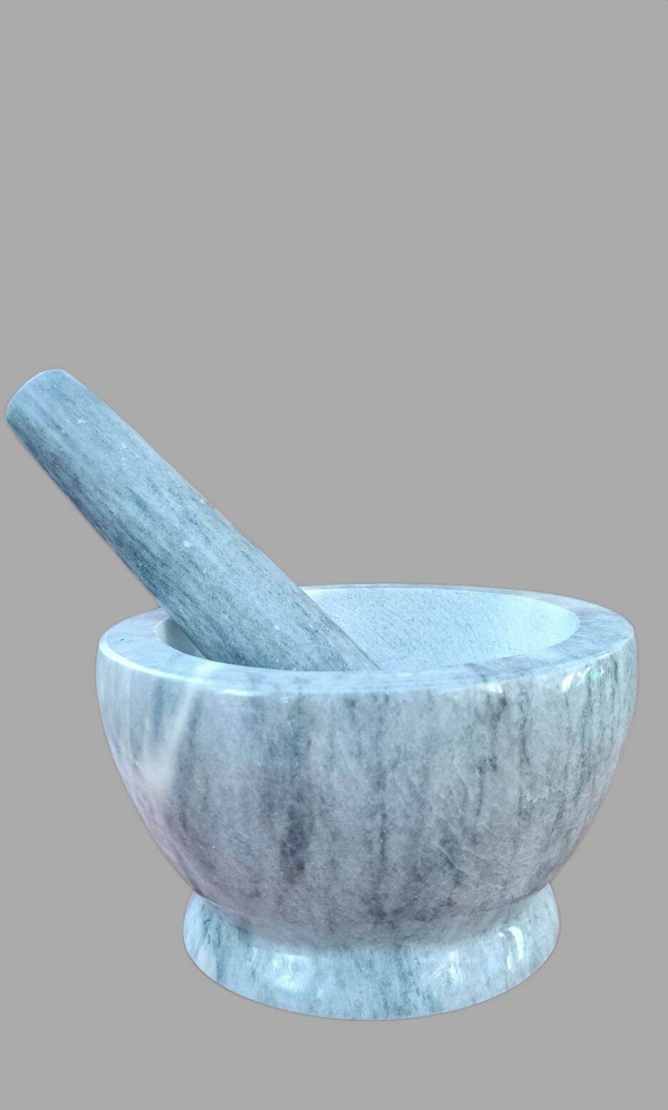 Mortar and Pestle Marble Size 6" Diameter (Almeres) Grey | Lazada PH