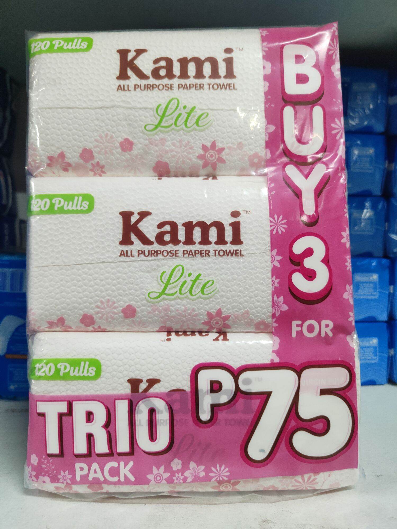 Kami Trio Lite Tissue 120Pulls | Lazada PH