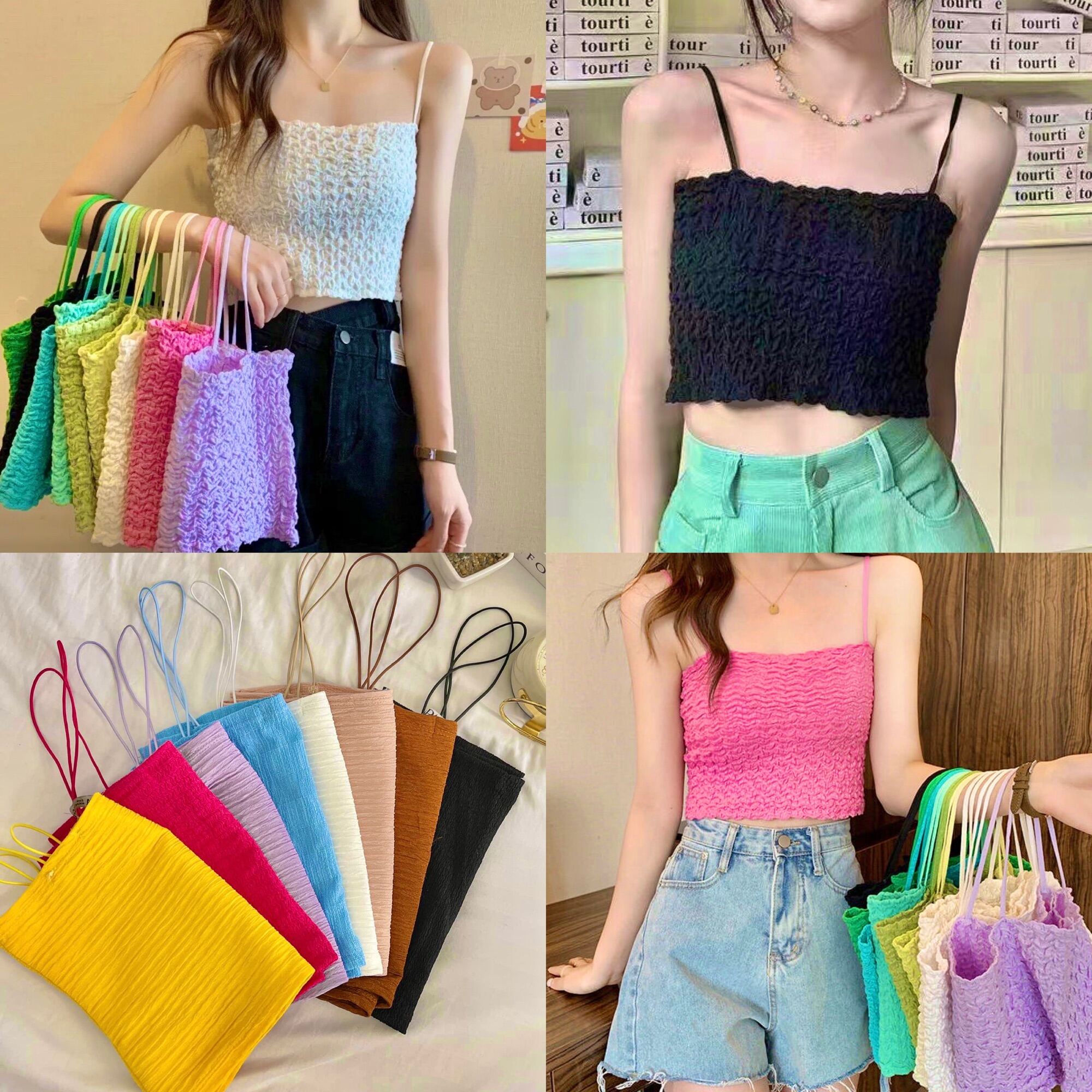 Buymoreph VALERIE Textured String Top | Lazada PH