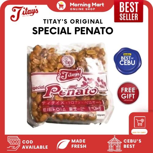 Titays Original Special Penato 60 grams from Liloan Cebu | Freshly Made ...