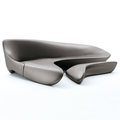 Nordic Modern Zaha Designer FRP Moon Sofa Beauty Salon Hotel Lobby Art ...