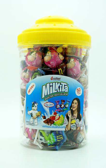 Milkita Assorted Milk Lollipop 50 Pcs(Jar/Pouch)500g | Lazada PH