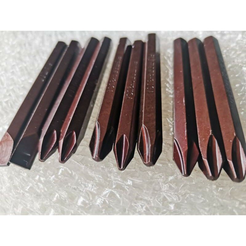 IMPACT BIT SCREW SIZE PH2-PH3 FLAT SOLD (3pcs) | Lazada PH