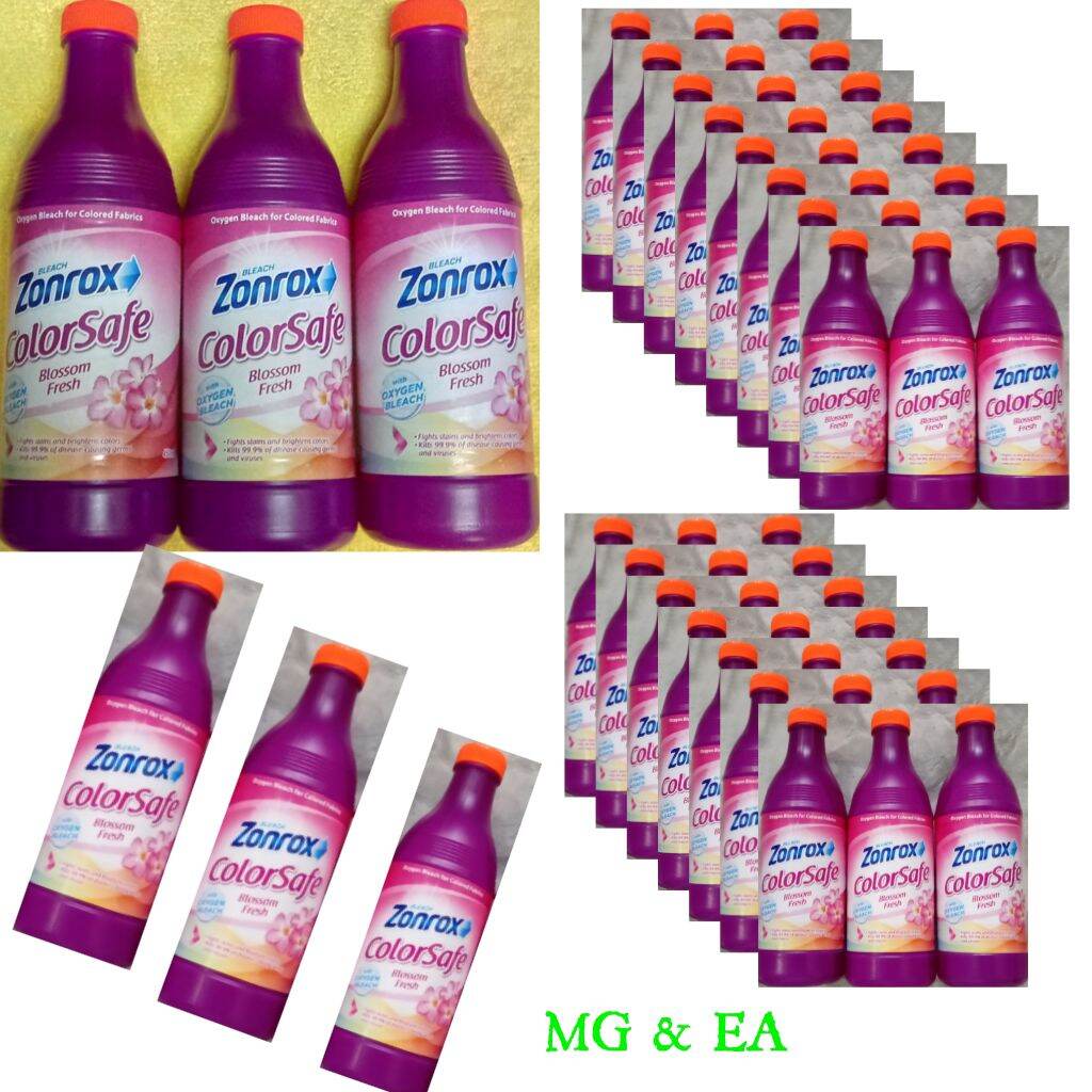 Zonrox color safe. 1350ml blossom fresh with oxygen bleach. Sold by 3 ...