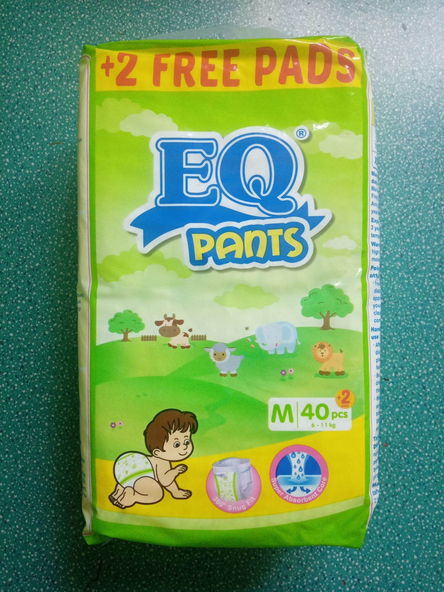 EQ PANTS MEDIUM 40s (2 FREE PADS) | Lazada PH