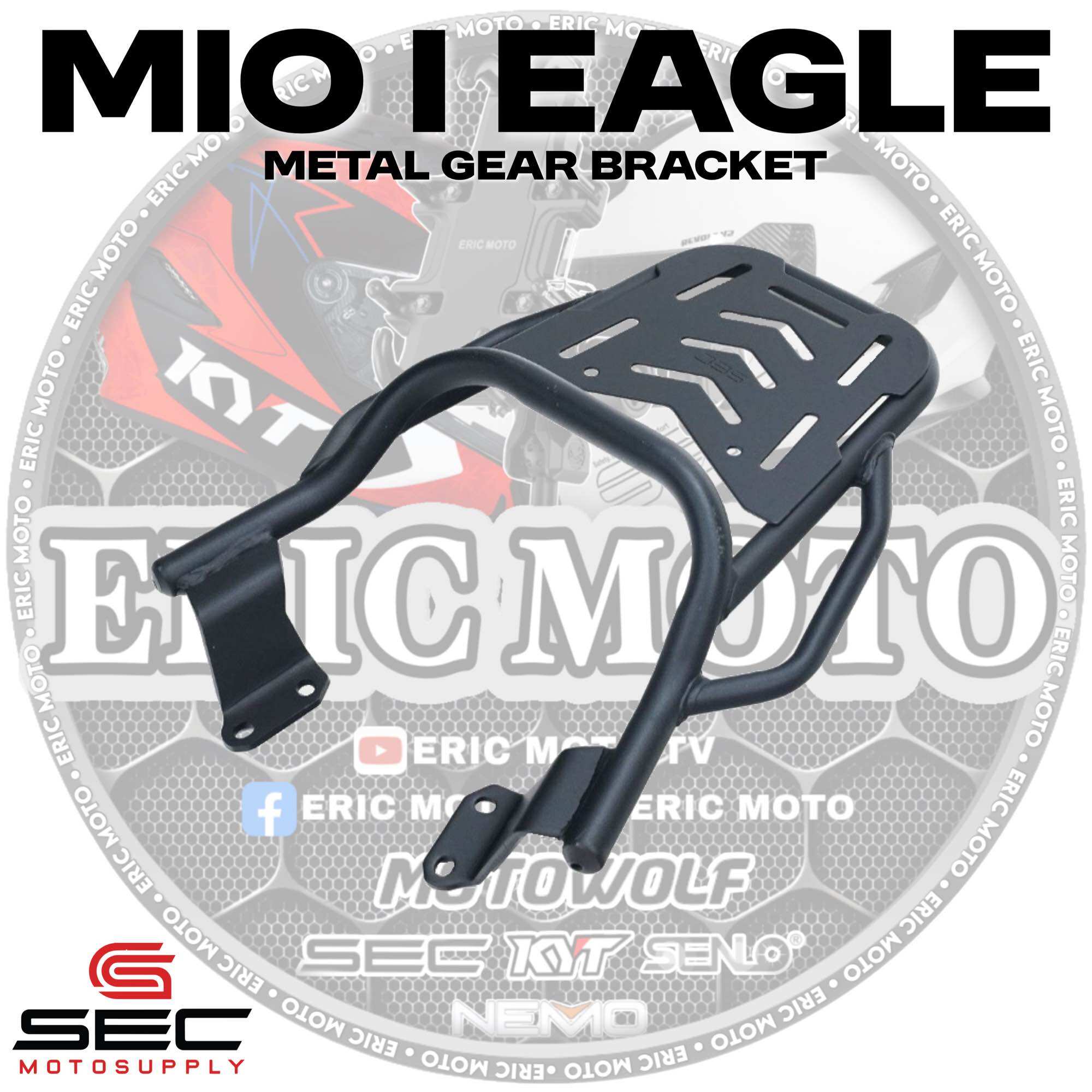 sec mio gear / mio i 125 / m3 metal warrior top box bracket | Lazada PH