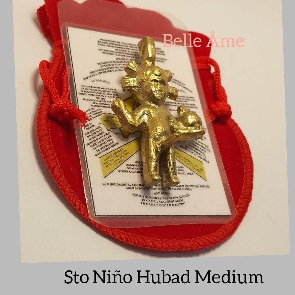 Sto.Niño Hubad with Laminated Talandro at Dasal orasyon Pampaswerte sa ...