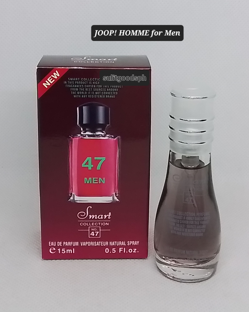 SMART COLLECTION PERFUME NO. 47 FOR MEN 15 ML EDP | Lazada PH