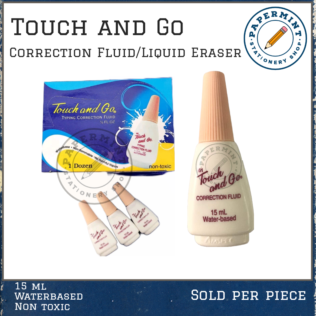 Touch and Go Liquid Eraser/Correction Fluid (Sold per piece) | Lazada PH
