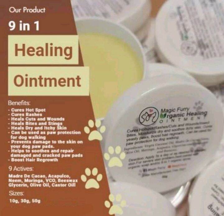 9 in 1 Healing Ointment w/ madre de cacao plus 8 organic ingredients (w ...