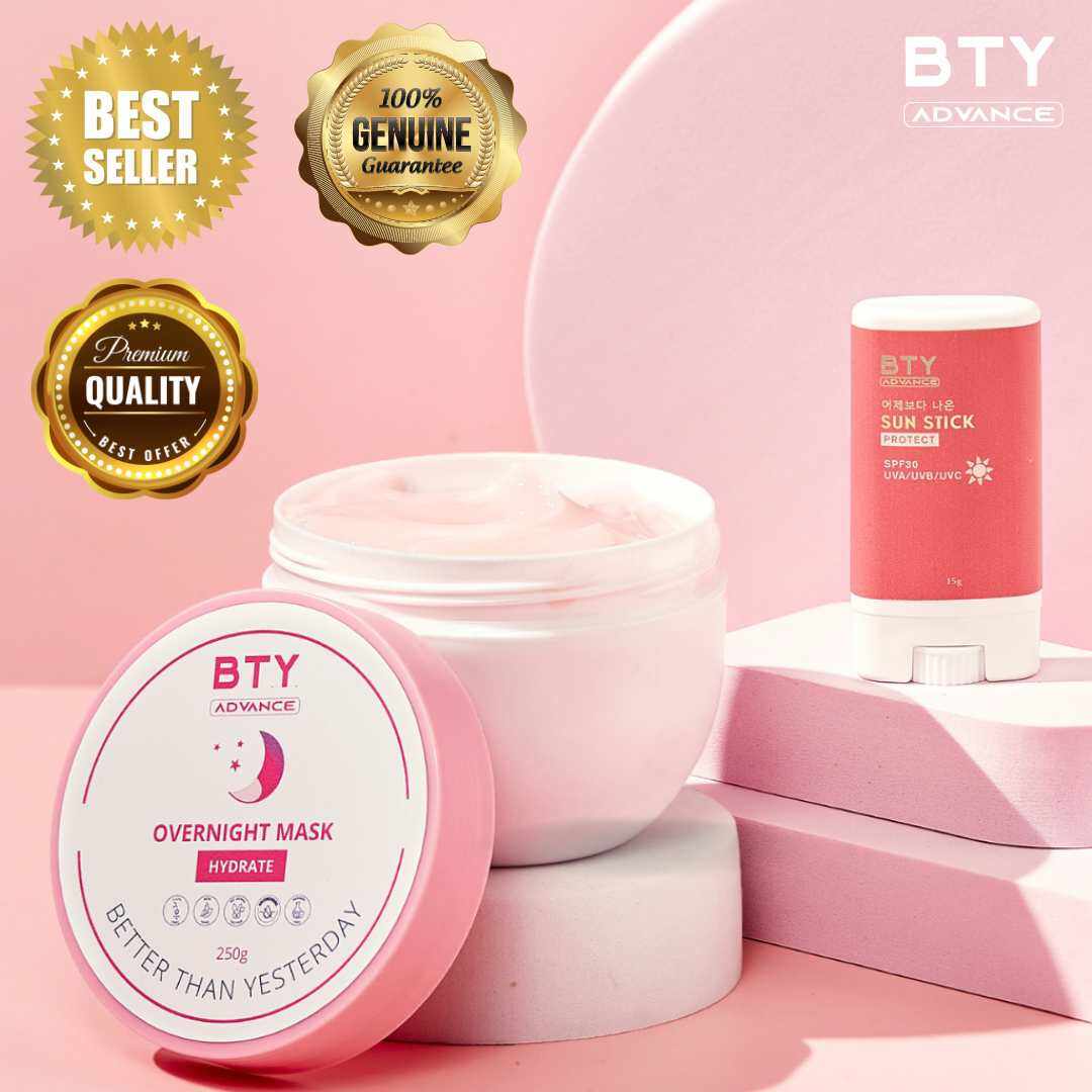 BTY Advance Overnight Mask 250g with Gift Sunstick 15g | Lazada PH