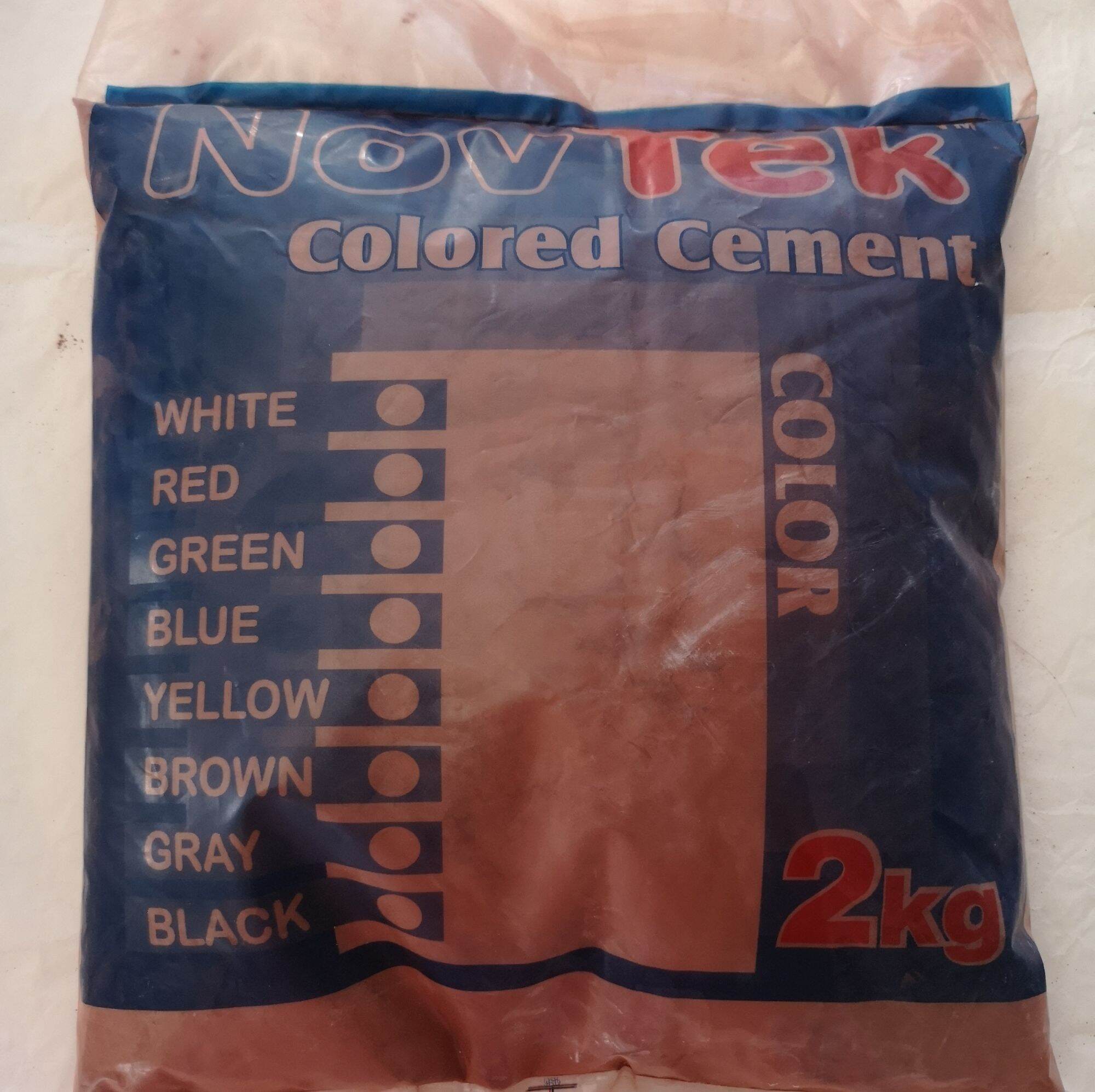 Novtek colored red cement 2kilo per pack | Lazada PH