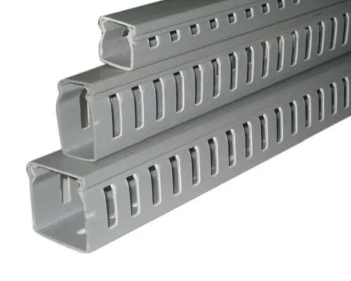 PVC CABLE WIRING DUCT GRAY 2METERS LONG W/ DIFFERENT SIZES | Lazada PH