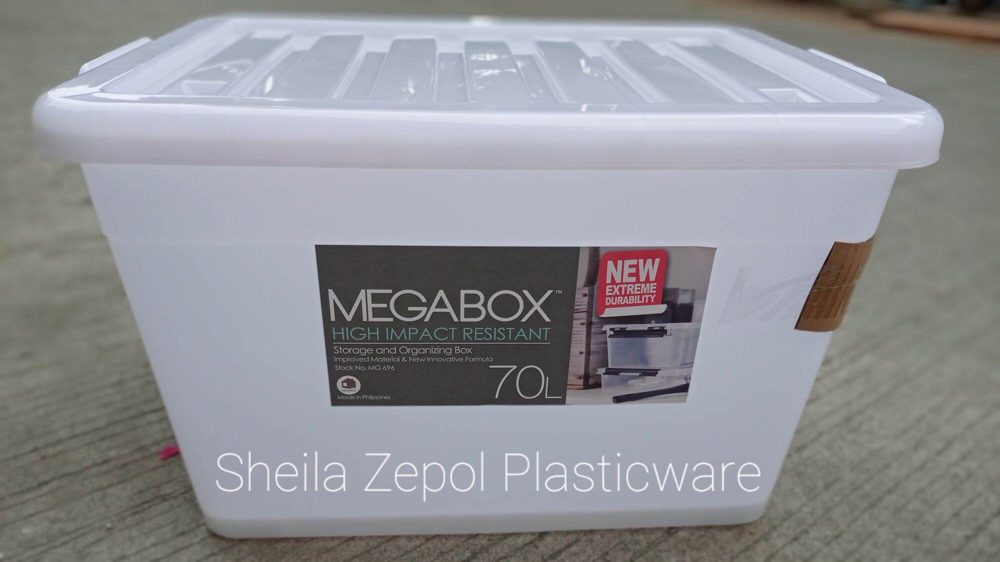 Megabox 70L HIgh Quality Transparent Storagebox (MG-696) | Lazada PH