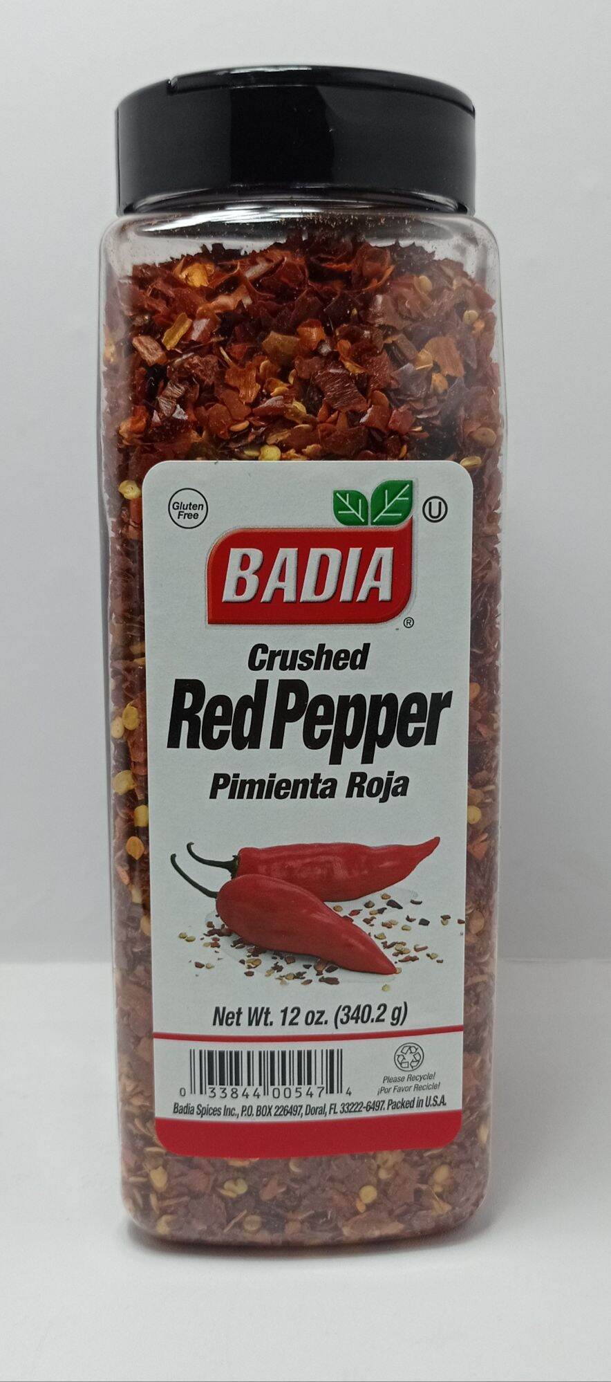 Badia Fine Black Pepper (16oz.),Badia Crushed Red Pepper 12oz, Badia ...