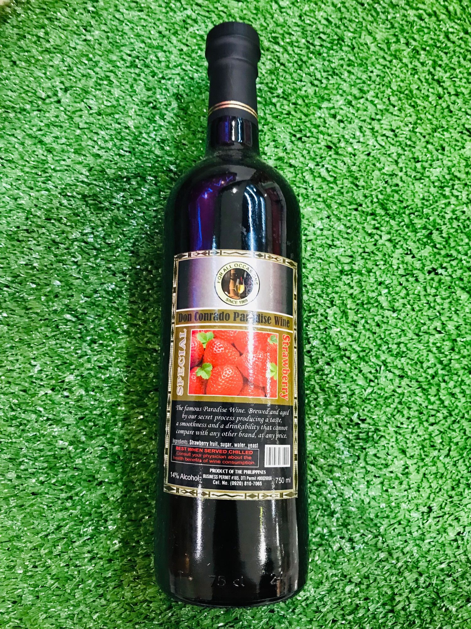 Don Conrado Paradise Wine - STRAWBERRY 750ML 14% Alcohol | Lazada PH