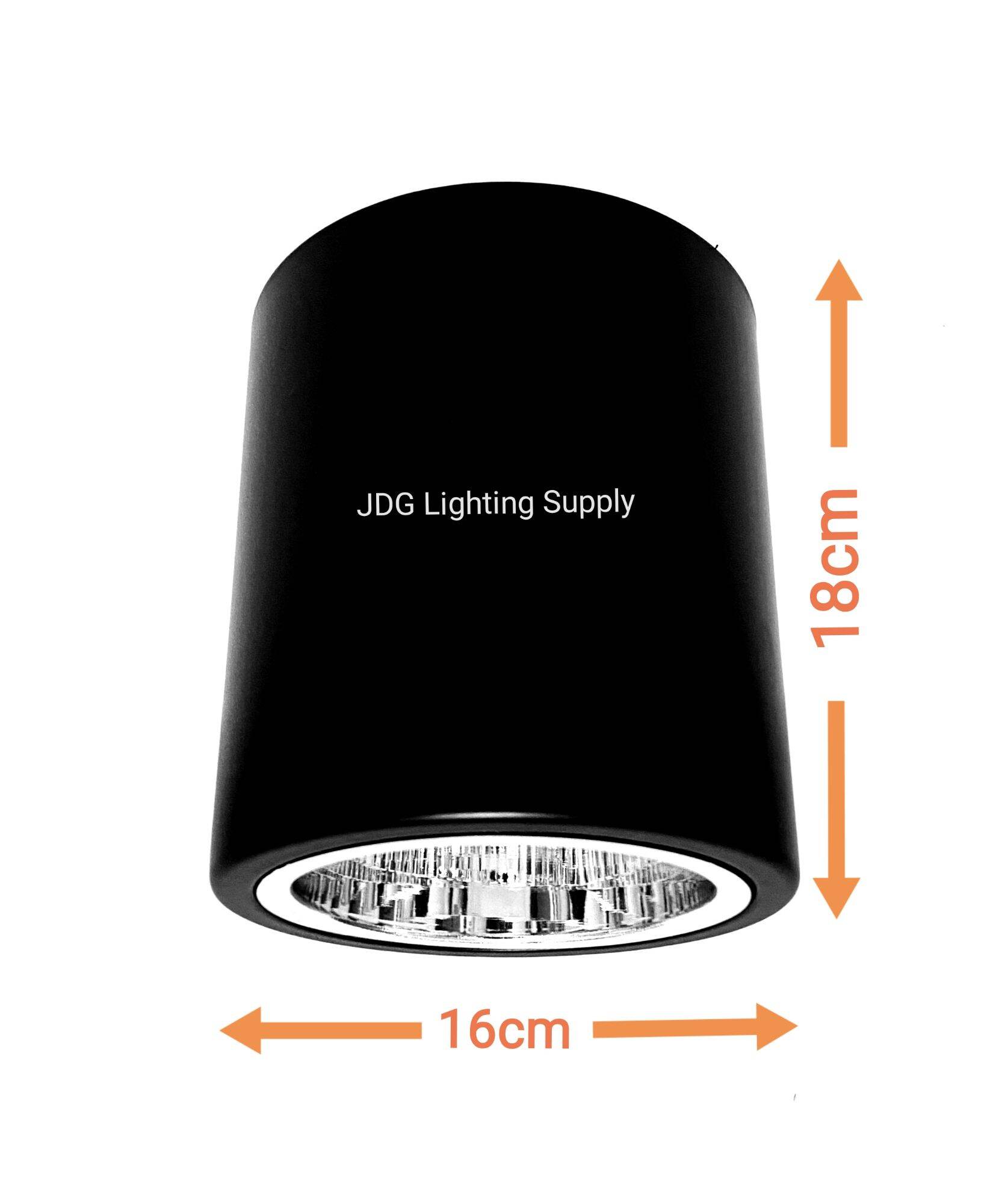 Surface Type Downlight Size'6 Round E27 Socket | Lazada PH