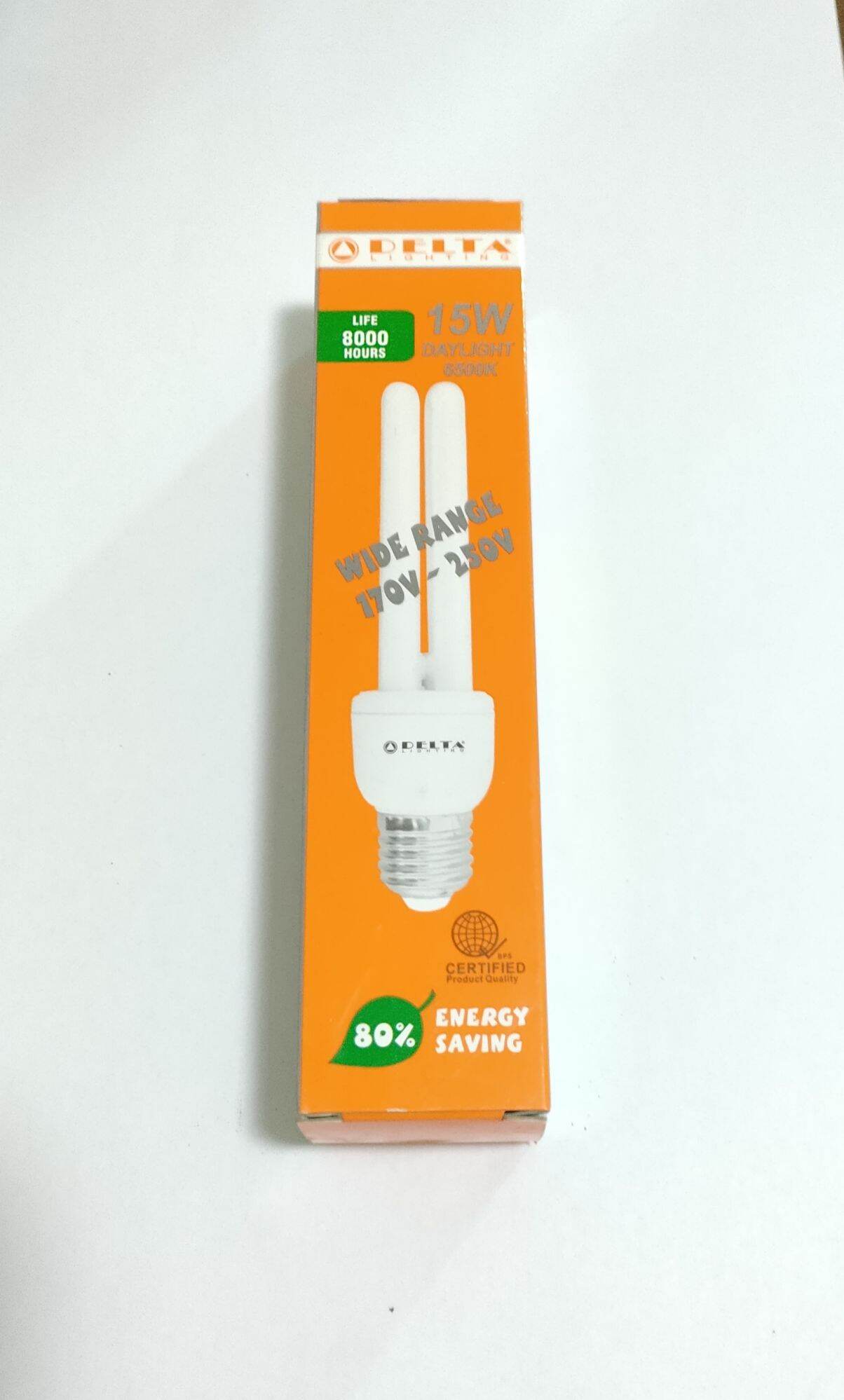 Bulb CFL Daylight 15W 220v 2U Delta Brand | Lazada PH