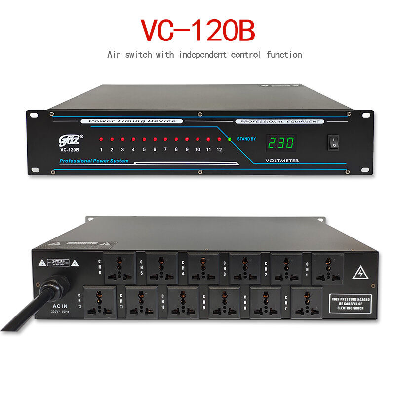 Gfdz 8-Way Power Sequencer with Filter Stage Audio System Socket Professional Timing Power ...