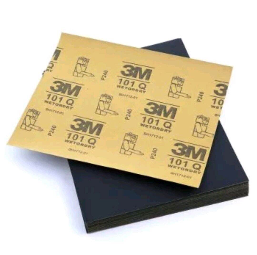 3M SANDPAPER 101Q 100% ORIGINAL grit from 80 to 2000 | Lazada PH