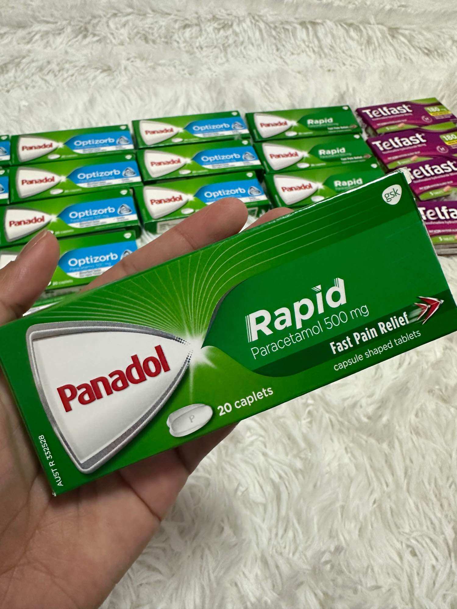 Authentic Panadol Rapid paracetamol 20 tablets 02/2026 expiry | Lazada PH