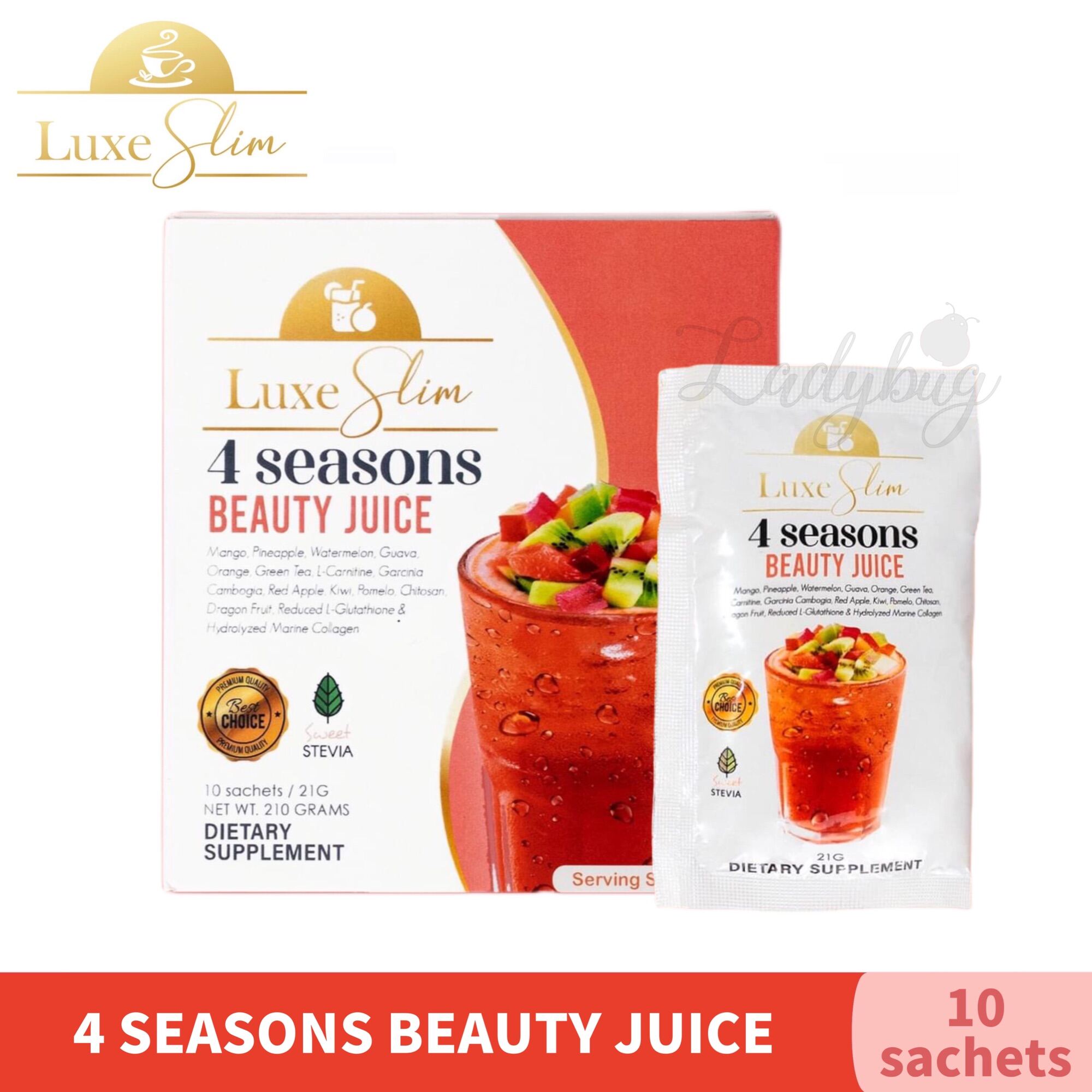 Luxe Slim 4 Seasons Beauty Juice (10 sachets) | Lazada PH