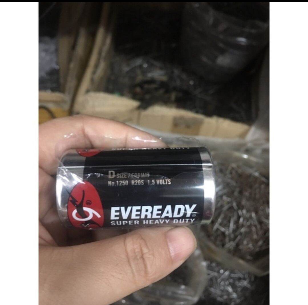 original eveready batteries: 1.5v, black/blue: D” ,C”, 2AA, 3AAA, 9V ...