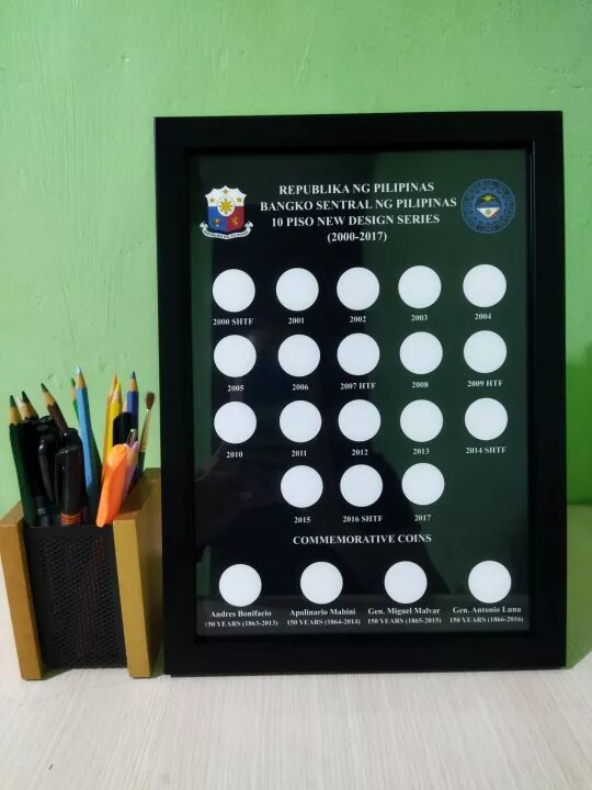 10 PISO NDS COIN SERIES LAYOUT WITH FRAME | Lazada PH
