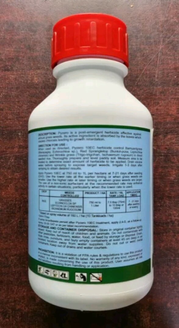 PYZERO 10EC METAMIFOP POST-EMERGENT HERBICIDE (500ML) BY FMC | Lazada PH