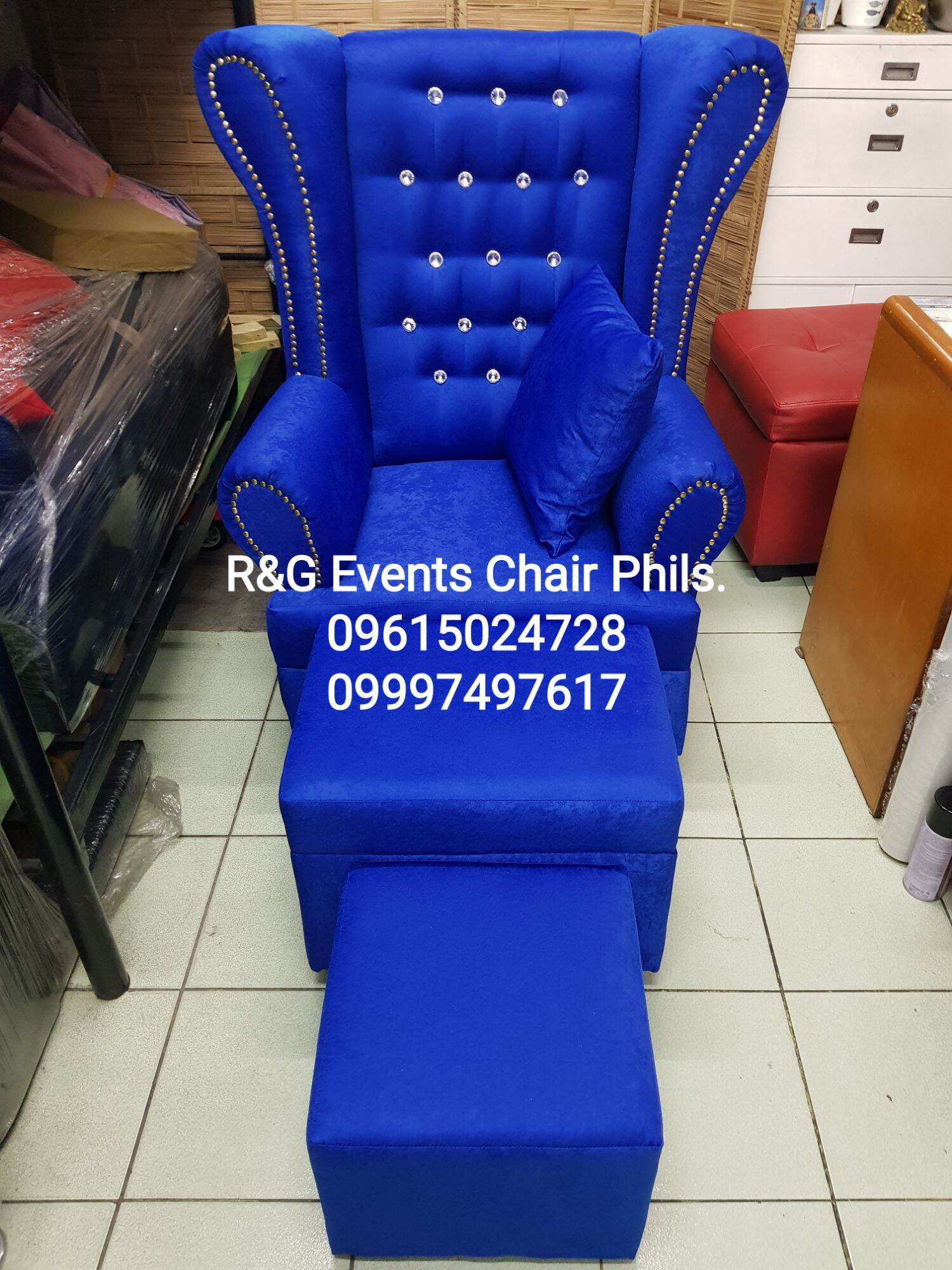 Spa Chair Nail Chair Princess standard stools suede fabric gamosa royal ...