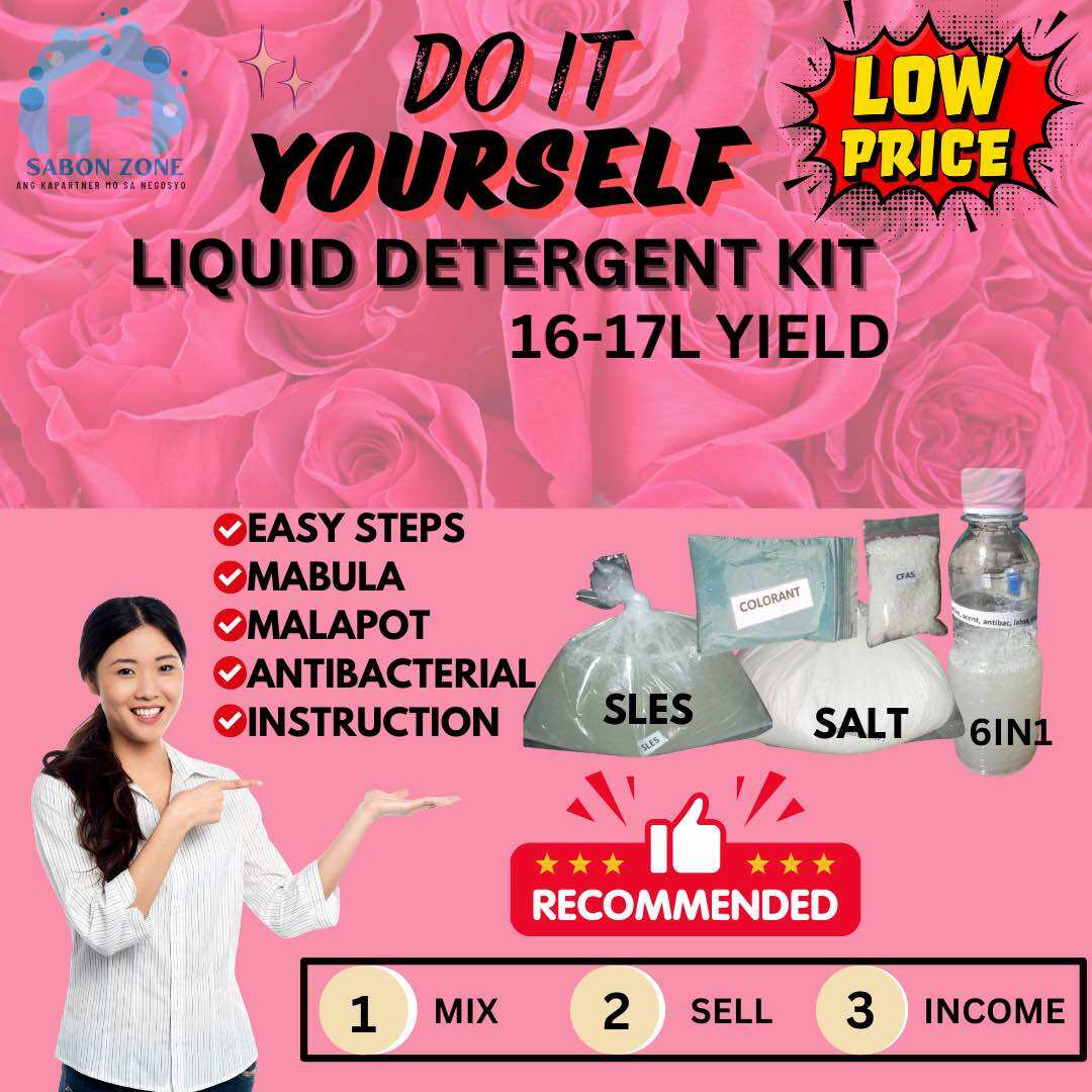 LIQUID DETERGENT DIY KIT 15-16L YIELD | Lazada PH
